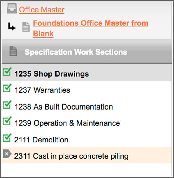 Scheduling Office Masters - Masterspec